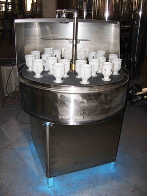 semi automatic glass bottle washing machine supplier