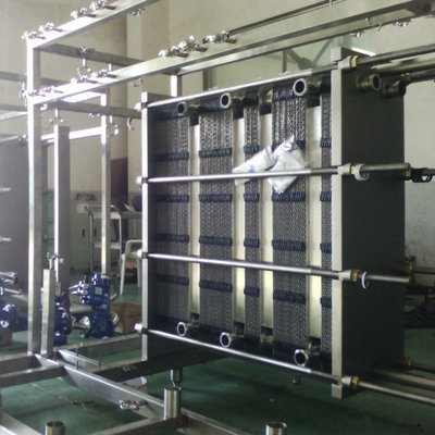 Plate Type Sterilizer Pasteurizer for Juice Milk Beer supplier