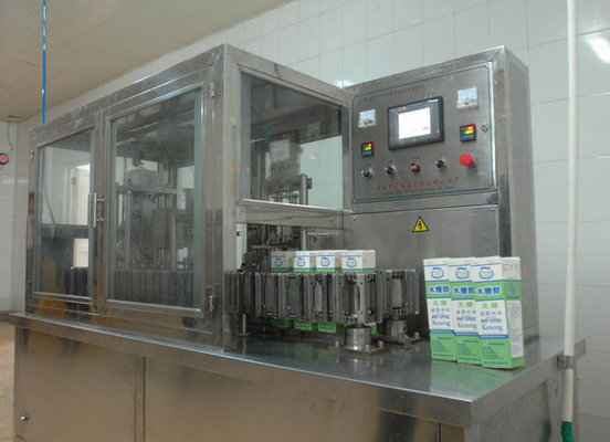 Aseptic brick carton filling machine for 125ml 200ml 250ml 500ml supplier
