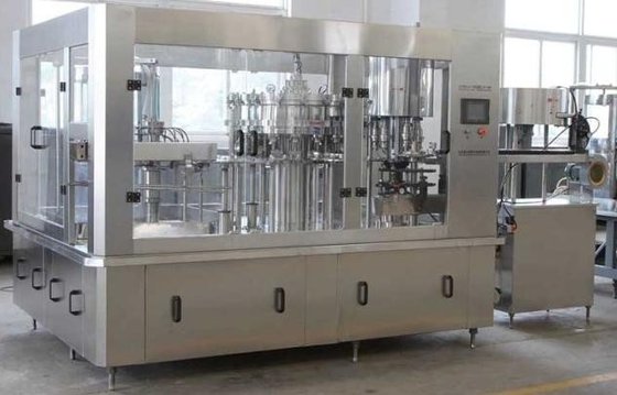 3 in 1 small bottle aerated carbonated beverage Soft drink filling monoblock machine supplier