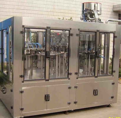 3 in 1 small bottle aerated carbonated beverage Soft drink filling monoblock machine supplier
