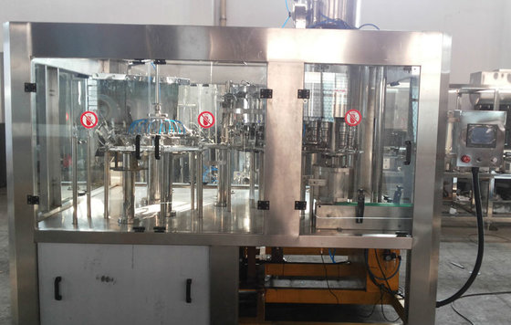 3IN1 Bottled Carbonated Soft Drink Beverage Carbon Dioxide Washing Bottling Capping Filling Machine supplier
