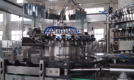 Pet Glass Bottle CO2 Carbonated Gas Sparking Water Juice Beverage Drink Beer Isobaric Filling Bottling Making Machine supplier