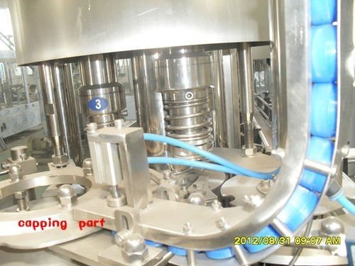 Full automatic stainless steel 3 in 1 mineral drinking water bottling machine line supplier