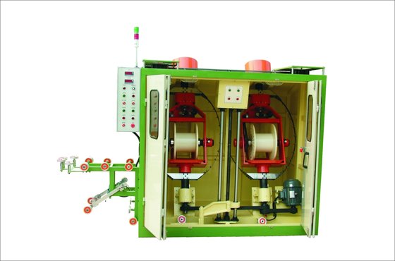 Double Bobbin Wire Cable Twisting Machine 5HP Power With Back Twist Gear