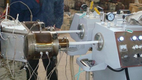 Full Automatic Cable Production Line , Cable Extrusion Machine 6 Segment Temperature Control