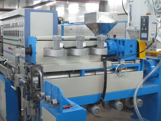 Screw Diameter Φ80mm Core Single Screw Plastic Extruder Cable Extrusion Production Line