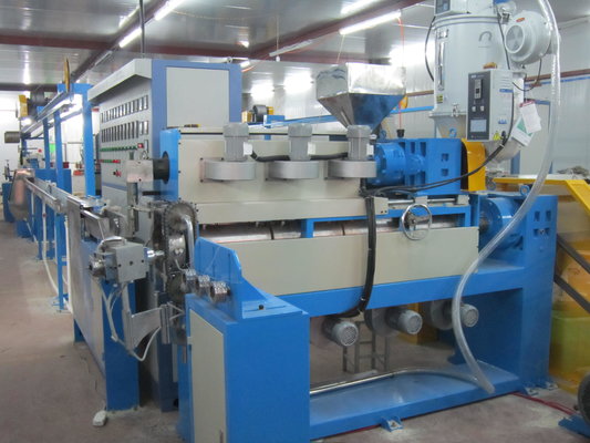 Precision Fluoroplastic Teflon Wire Cable Machine With Controlled Inverter / PLC Electric Control