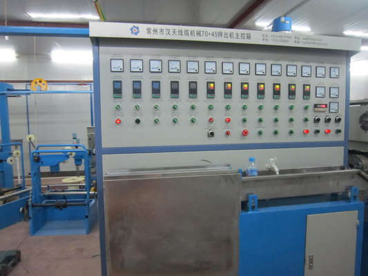 Speed Adjustable Track type Wire Extrusion Machine Screw Diameter Φ150 mm HT-150
