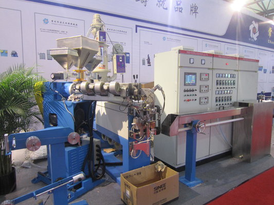 Plastic Pipe Extrusion Machine With PLC Controlling System HT-NL-40