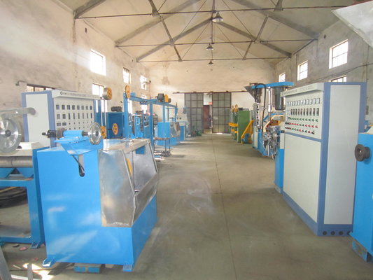 Custom Pipe Plastic Extrusion Machine / Electric Cable Machinery HT-HF-50