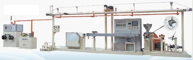 High Speed Cable Extrusion Line 5HP Capstan Power Horizontal Accumulator