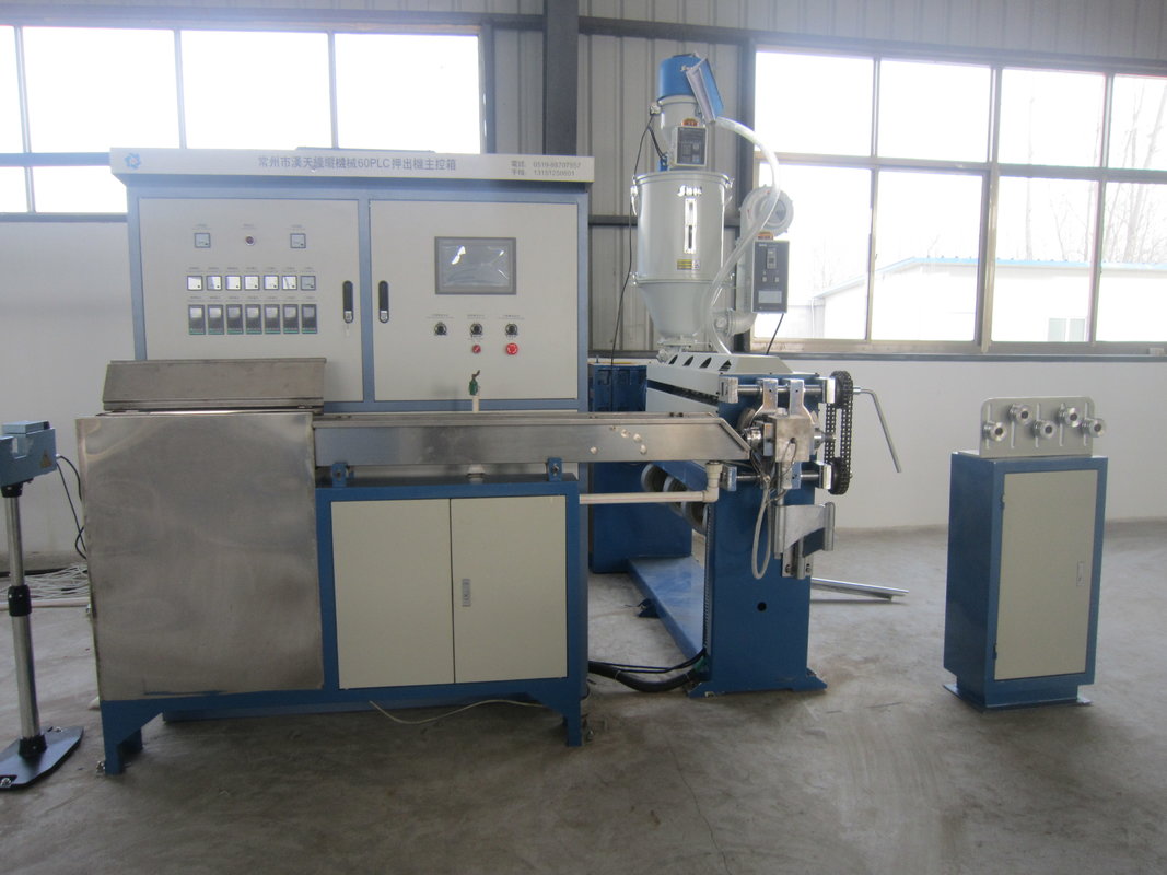 Double Wheel Capstan Type Plastic Extrusion Machinery PU Extrusion Production Line HT-NL-50