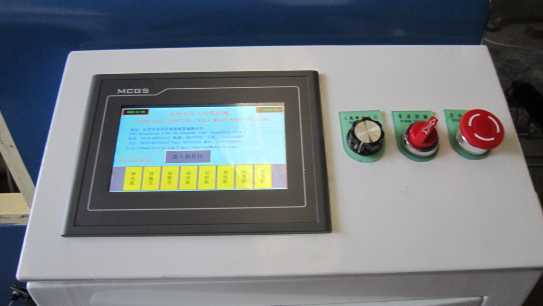 High Speed Cable Stranding Machine 7.5HP Main Motor PLC Control System