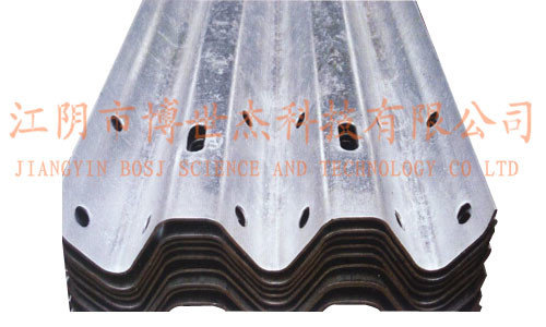W Beam Highway Guardrail Roll Forming Equipment 8-15m/Min PLC Control 3 Waves