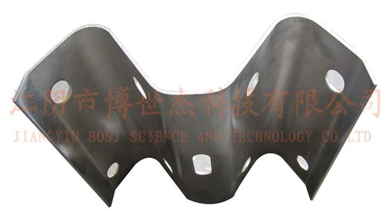 W Beam Highway Guardrail Roll Forming Equipment 8-15m/Min PLC Control 3 Waves