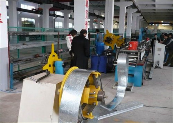 Gear Driving Rolling Shutter Strip Forming Machine 6~8m/min Galvanized Steel