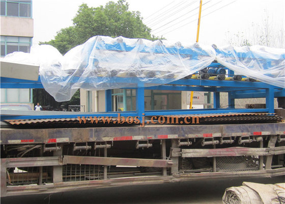 Full Automatic Steel Silo Roll Forming Machine 180KW 10T Hydraulic Decoiler