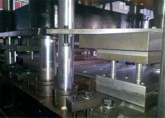 Bearing Steel Highway Guardrail Roll Forming Machine , 50HZ Steel Roll Forming Machine