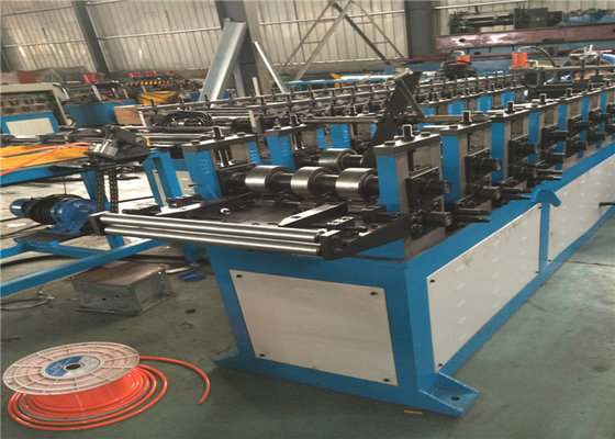 Hydraulic Cutting Door Frame Roll Forming Machine , 12kw Door Frame Making Machine