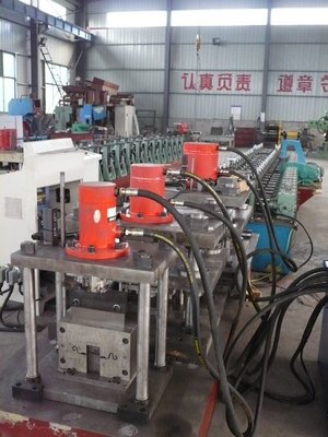 Galvanized Steel Door Frame Roll Forming Machine 20KW 415V 30 Stations With CE