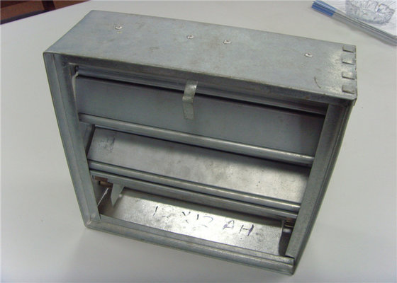 Square Grill Damper Shutter Roll Forming Machine , Auto Shatter Making Machine