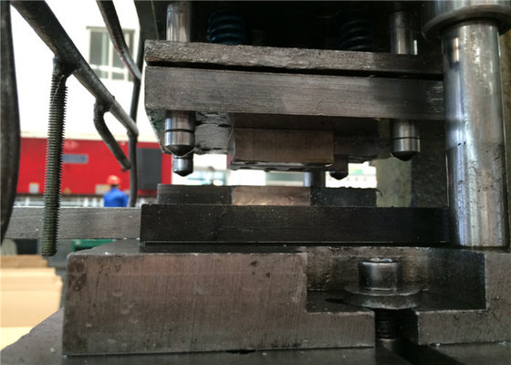 Slotted Strut C Channel Roll Forming Machine Gear Box Driven Hydraulic Cutting