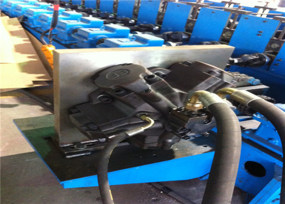 High Speed C Channel Roll Forming Machine 35KW Galvanized Steel Passive Decoiler