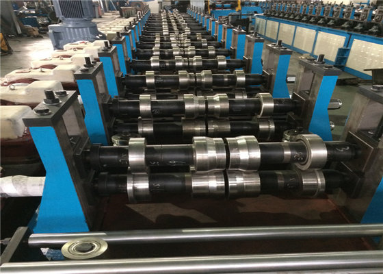 Cold Bending C Channel Roll Forming Machine , 35KW Gutter Forming Machine PLC System