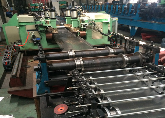 Upright Shelf Frame Storage Rack Roll Forming Machine 7.5kw Galvanized Steel Q235
