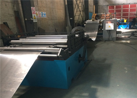 5.5 KW Storage Rack Roll Forming Machine , Roller Forming Machine Manual Uncoiler