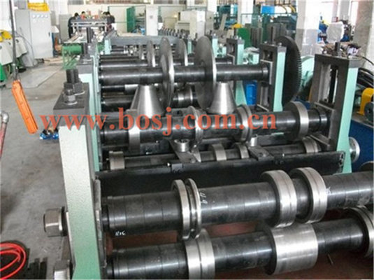 Perforated Galvanized Steel Cable Tray Roll Forming Machine With PLC Control