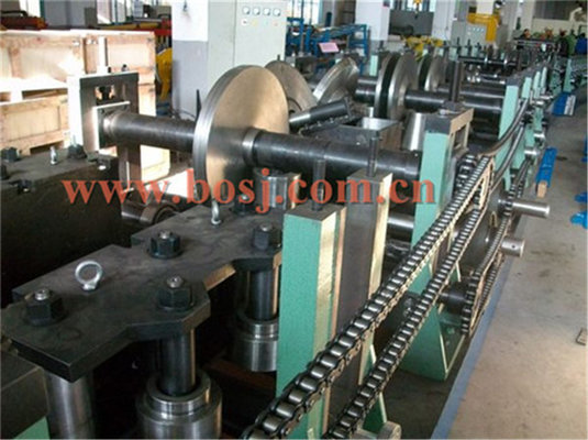 Perforated Galvanized Steel Cable Tray Roll Forming Machine With PLC Control