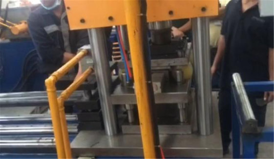 18 Stations Sheet Roll Forming Machine Ringlock Scaffolding Standing Tube Punching Machine