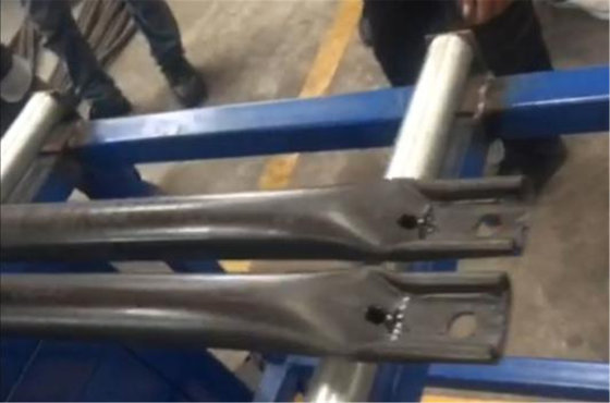 18 Stations Sheet Roll Forming Machine Ringlock Scaffolding Standing Tube Punching Machine