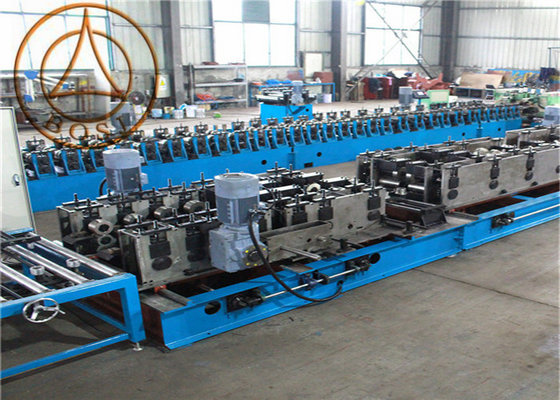 Punching Mould Cable Tray Roll Forming Machine , 9 Rollers Roll Forming Equipment