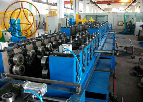 Perforated Cable Tray Roll Forming Machine Hydraulic Cutting Cold Making Machine