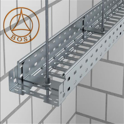 PLC Control Cable Tray Roll Forming Machine , Mild Steel Cold Rolled Forming Machines
