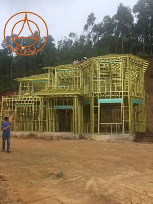 Environmental Materia Prefabricated Light Steel Villa House Framing Machine