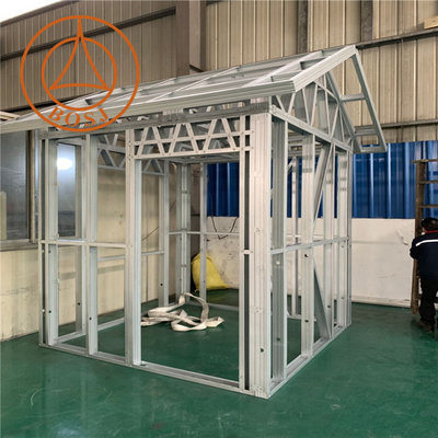 Fast Assembly Prefab Light Steel Structure Villa House Roll Former Machine