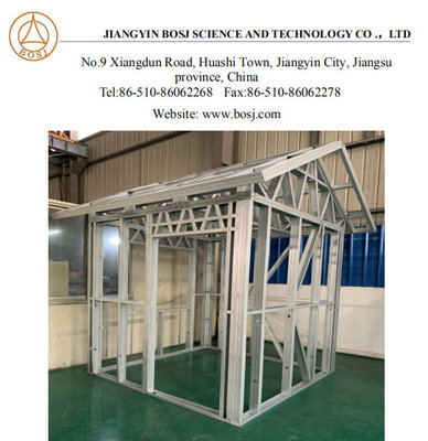 Low Cost Prefabricated House Light GaugeSteel Villa Well Design Resort Hotel Frame Forming Machine