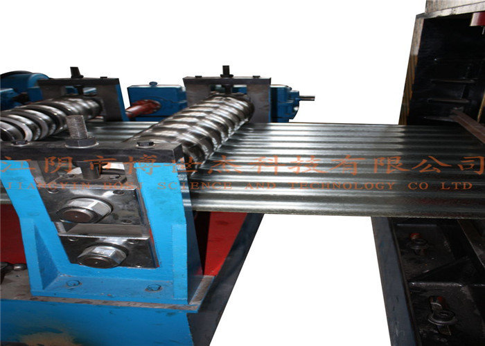 Full Automatic Steel Silo Roll Forming Machine 180KW 10T Hydraulic Decoiler