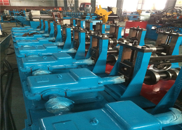 62kw Scaffolding Floor Deck Roll Forming Machine Hydraulic Cutting AC Motor