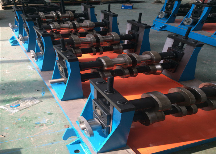 GCr15 Roller Sheet Roll Forming Machine , Sheet Bending Machine Passived Decoiler