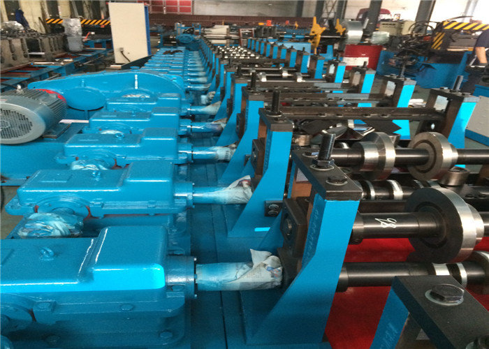 High Speed Sheet Roll Forming Machine , Walk Board Sheet Metal Forming Equipment