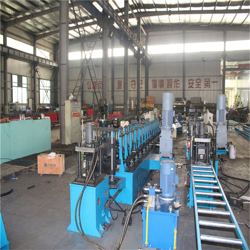 Galvanized Outdoor Flexible Perforated Cable Tray Machine with Decoiling / Feeding / Guiding