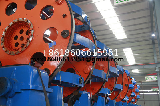 400/24+24 Steel Wire Armouring Machine 100% Back-twist Sun & Planetary Gear Device,Planetary type steel wire rope strand