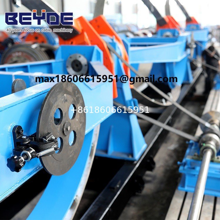 good price 40 year manufacturing experiment skip strander bow type stranding machine with LPC 200r/min