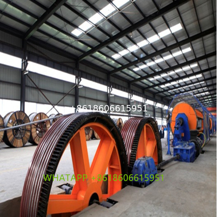 JLK-400 Rigid Frame Stranding Machine For Round Or Sector Compact Conductors