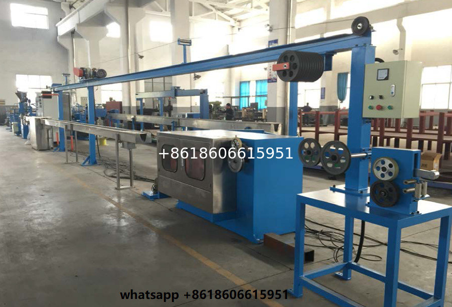 30+30 High Speed Wire Extrusion Line For CAT5 CAT6 polyethylene, PE, XLPE